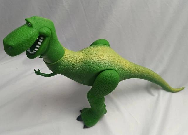 DISNEY PIXAR TOY Story Rex Thinkway Toys Figure T-Rex Dinosaur Poseable ...
