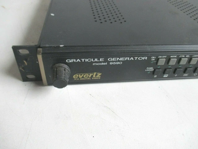 EVERTZ DIGIAL VIDEO Graticule Generator Modell 9590 Serien-Nr. 01017305 ...