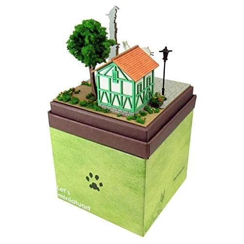 SANKEI STUDIO GHIBLI mini Cat Returns Muta and cat Office Paper Craft ...