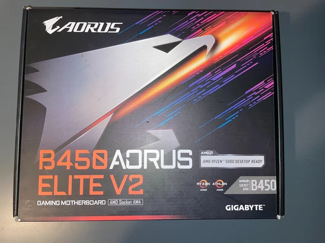 GIGABYTE AORUS B450 Elite V2 AM4 Motherboard ATX DDR4 USED £78.70 ...