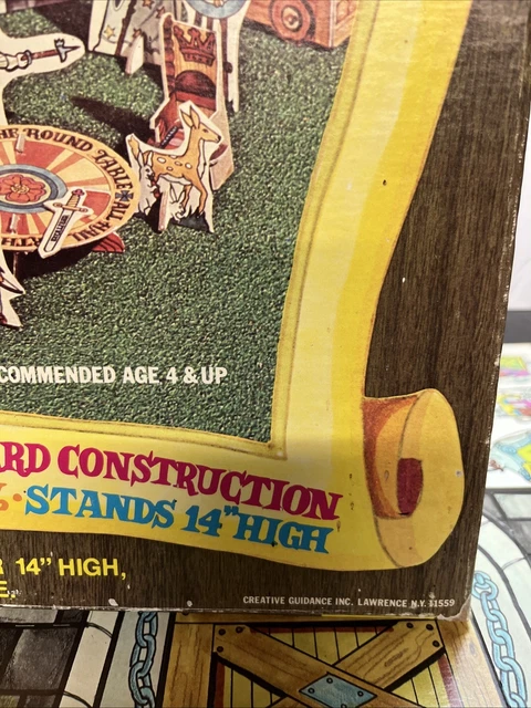 RARE 1970S VINTAGE King Arthur's Camelot Castle Playset Knights Fantasy ...