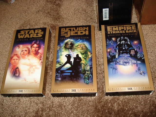 STAR WARS TRILOGY Special Edition 1997 VHS Box Set Vintage Collectible ...