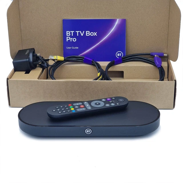 BT TV PRO 4k Freeview Set Top Box YouView 1TB DVR Dolby Atoms HDR ...