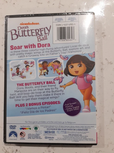 DORA'S BUTTERFLY BALL DVD Mint Condition Nickelodeon EUR 1,23 - PicClick FR
