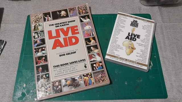 LIVE AID DVD, 20 Years Ago Today & The Greatest Show On Earth Book £30. ...