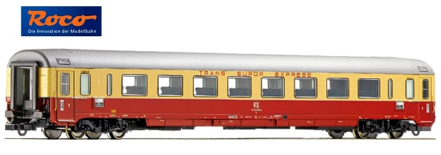 ROCO 45636. FS Carrozza 1^ Cl. tipo Gran Confort '70 a Salone "TEE ...
