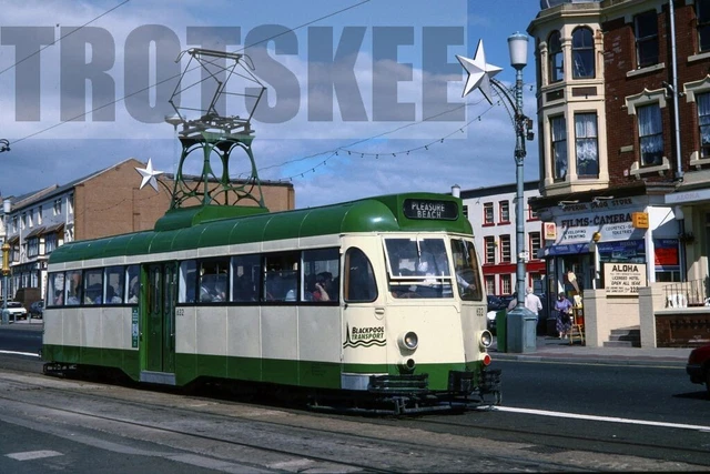 35MM SLIDE BLACKPOOL Transport Single Decker Tram Strassenbahn 632 1993 Original £4.98 - PicClick UK