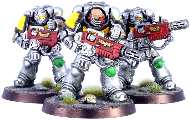 WARHAMMER 40K SILVER Templars Primaris Space Marines Eradicators Squad ...