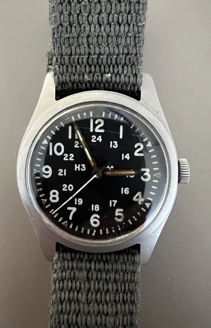 VINTAGE HAMILTON H3 Military Men Watch USA Military Issue £56.00 ...