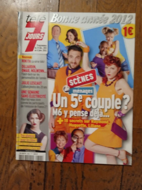 MAGAZINE TÉLÉ 7 jours de 2012 - Scènes de ménages EUR 5,00 - PicClick FR