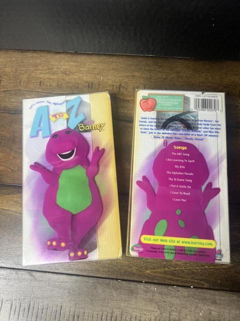 A TO Z With Barney Howdy Friends Bonus VHS Video 2 VTG OOP Tape Set ...