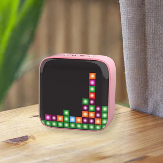 MINI RETRO WIRELESS Bluetooth Pixel Art Speaker Outdoor, Pocket Size ...