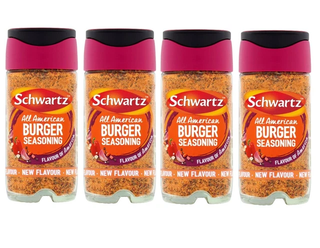 SCHWARTZ ALL AMERICAN Burger Seasonings Jar 48g $8.54 - PicClick AU