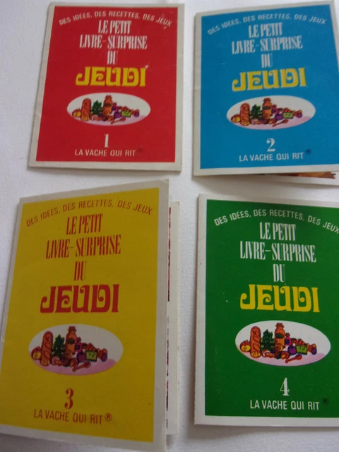 VACHE QUI RIT Le Petit Livre Surprise Du Jeudi Serie Complete Des 4 ...