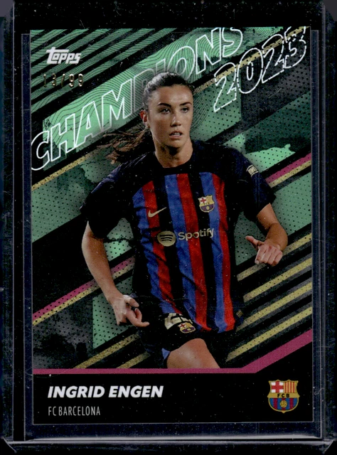 TOPPS BARCELONA CHAMPIONS 2023 Ingrid Engen Fc Barcelona Parallelo 13/99 EUR 1,16 - PicClick IT