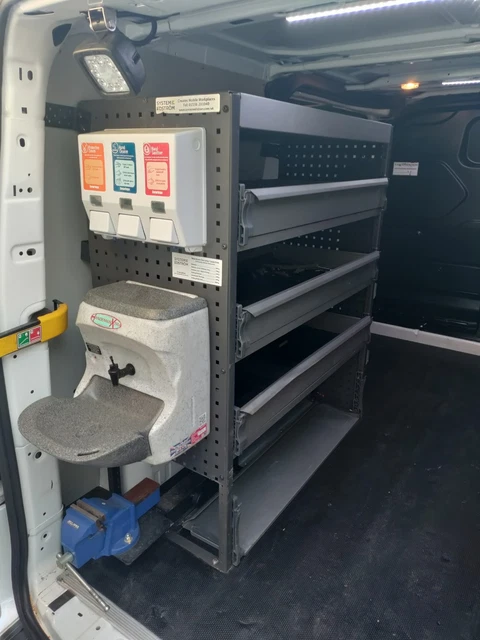 FORD TRANSIT CUSTOM swb van racking £208.72 - PicClick UK