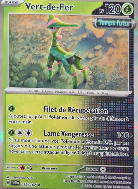 CARTE POKÉMON VERT-DE-FER 019/167 REVERSE EV6 TWM Mascarade ...