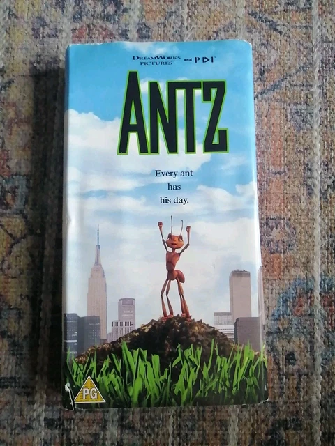 RARE 1998 DREAMWORKS Antz Vhs Video - Vintage Retro £2.99 - PicClick UK