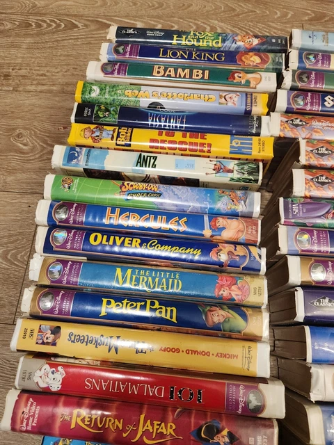VHS MEGA LOT Make And Offer - 34 total Lion King, Bambi, Fox And Hound $40.00 - PicClick CA