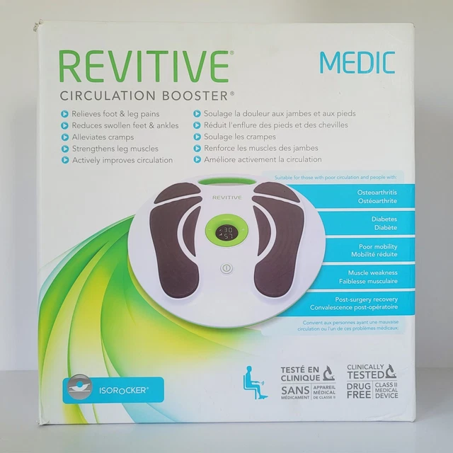 REVITIVE MEDIC CIRCULATION Booster Foot and Leg Pain Therapy Muscle ...