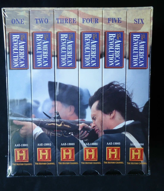HISTORY CHANNEL THE American Revolution VHS 6 Tape Box Set A&E 1994 ...