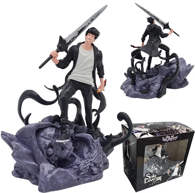 SOLO LEVELING SUNG Jin-Woo Shadow King 20cm Anime Action Figure Model £ ...