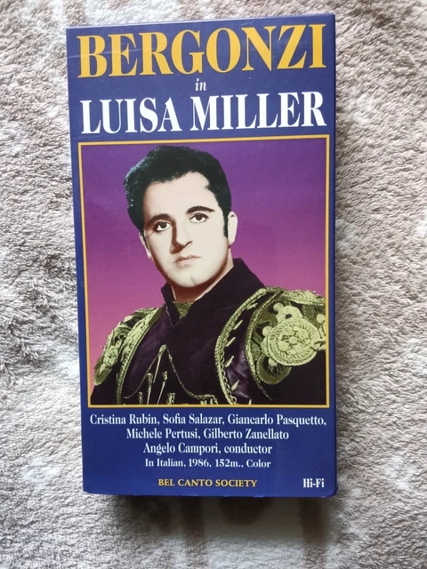 🎄 LUISA MILLER VHS Bergonzi £11.99 - PicClick UK