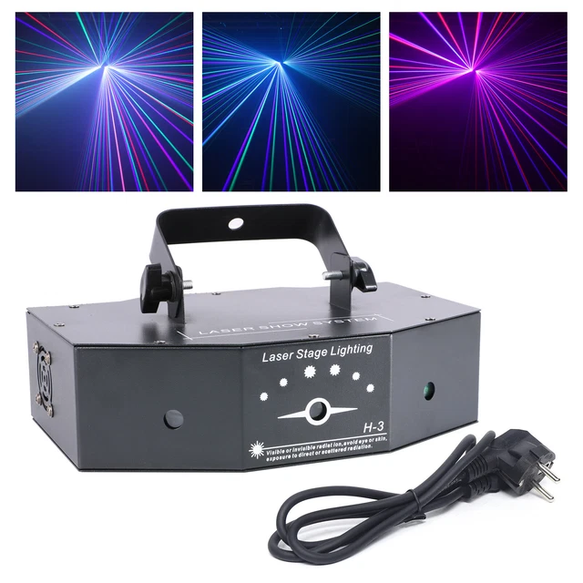500MW RGB SCANNING Beam Laser Light DMX DJ Party Stage Lighting ...