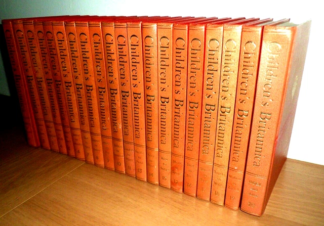 CHILDRENS ENCYCLOPEDIA BRITANNICA, complete set of Volumes 1 - 20 ...