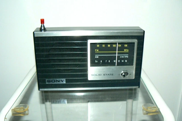 VINTAGE SONY AM Fm 10 Transistor Radio Model 6F-16W. $34.99 - PicClick CA
