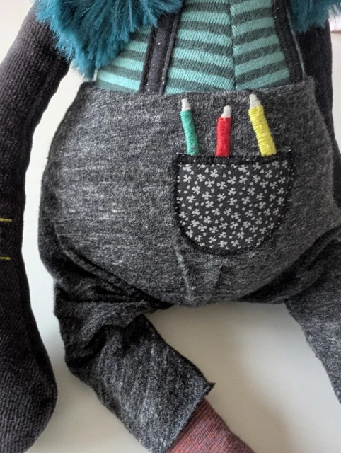 MOULIN ROTY LUCIEN Horse Soft Toy Plush Les Broc & Rolls Rare Suitable ...