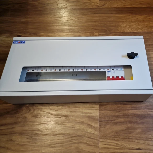 PROTEUS 6 WAY TP+N Type A Distribution Board – 100A Incomer (ABX6S1/CD ...