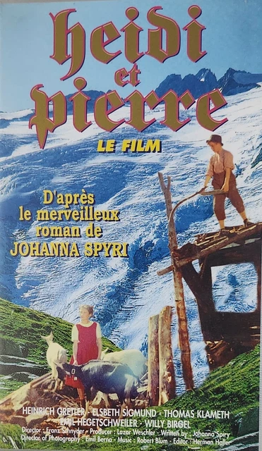 CASSETTE VIDÉO VHS " HEIDI ET PIERRE " LE FILM EUR 1,50 - PicClick FR
