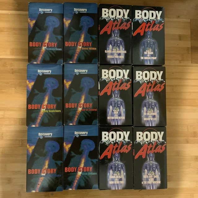BODY ATLAS , Body Story 12 Vhs Tape Sets Journey Through The Human Body ...