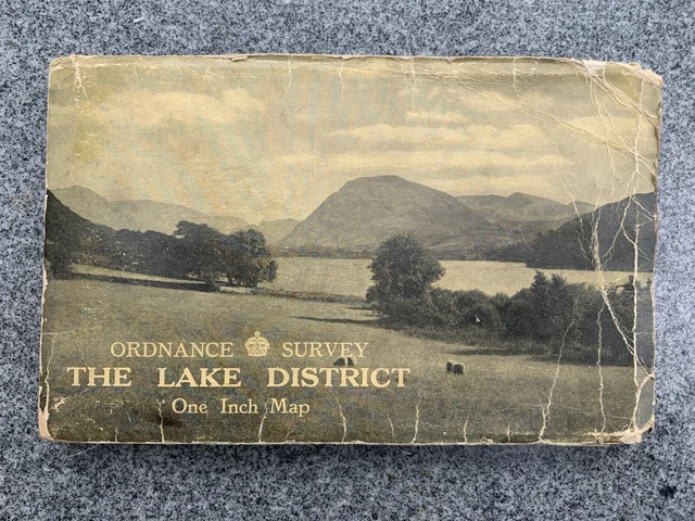 ORDNANCE SURVEY TOURIST Map Lake District 1948 - first edition - rev ...