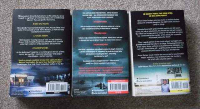 REDEMPTION, MEMORY MAN, One Good Deed - Amos Decker series by David ...