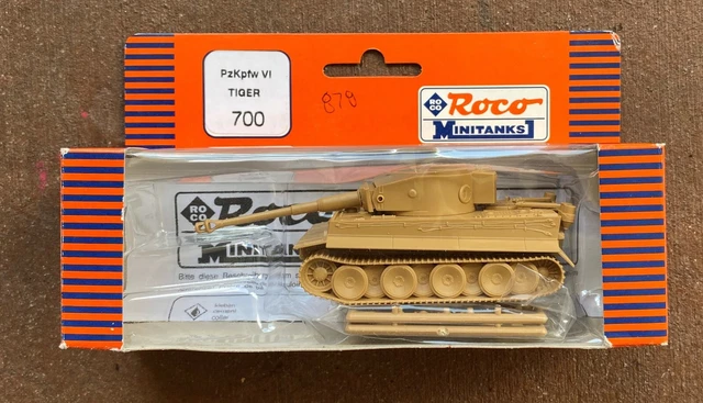 VINTAGE ROCO MINITANKS # 700 German PzKpfw VI Tiger 1/87 HO Scale New ...