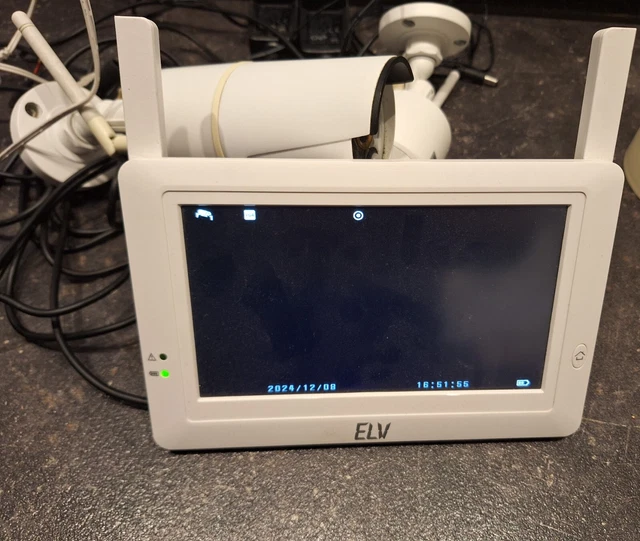 ELV SET FUNK-KAMERASYSTEM KS200 HD mit 2 Kameras, 2,4 GHz, App, HD EUR ...