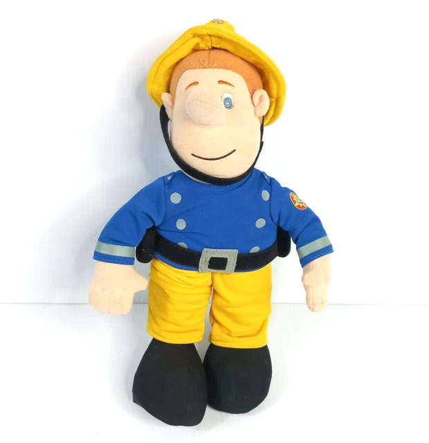 FIREMAN SAM TALKING Soft Plush Doll with Sounds & Songs 14” Needs New ...