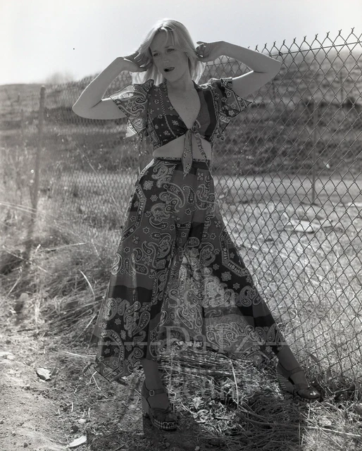 1960s Vogel Negative Sexy Blonde Pinup Girl Kathy Vornberg Cheesecake