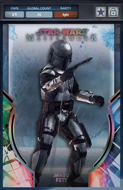 TOPPS STAR WARS Card Trader 2024 Masterwork Jango Fett Bounty Hunting ...