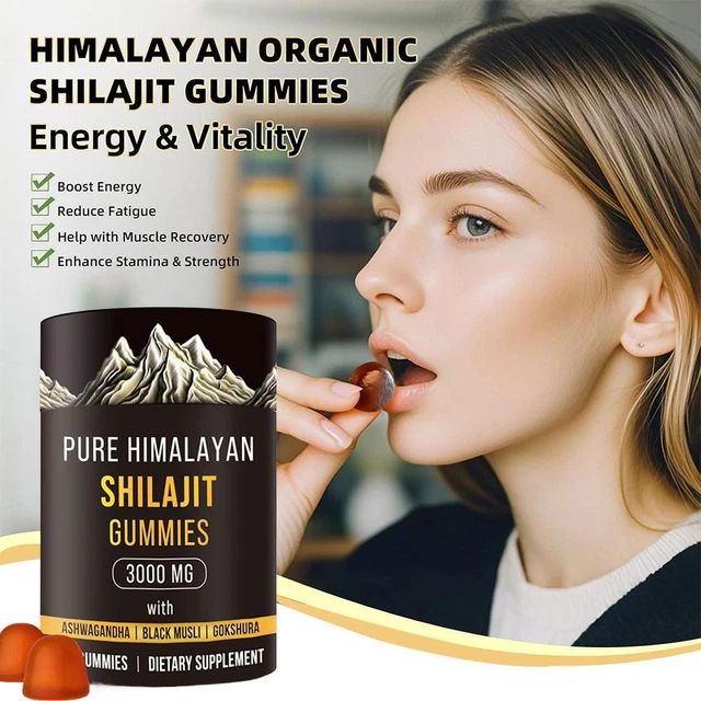 PURE HIMALAYAN SHILAJIT Gummies 60 Gummy Soft Candy _ uk £10.32 ...