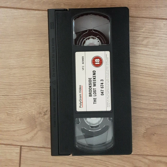 BROOKSIDE VHS VIDEO Tape The Lost Weekend no cover tested $5.07 ...