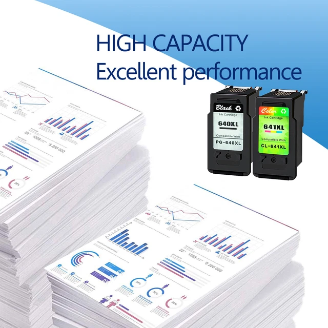 3X INK CARTRIDGE 640XL 641XL for Canon PIXMA MG3660 MG4160 MG4260 MX376 ...