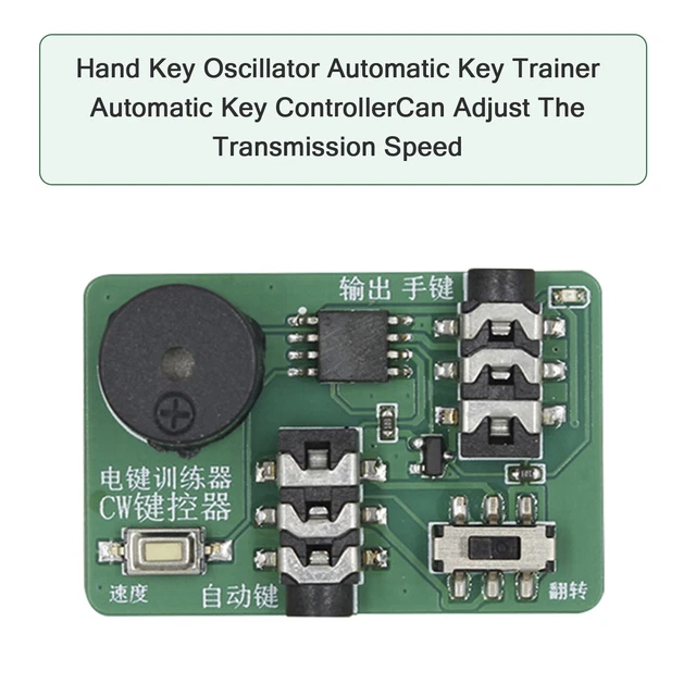 MORSE CODE TRAINER Hand Key Oscillator Automatic Key Trainer Key Controller U9 £45.59 - PicClick UK