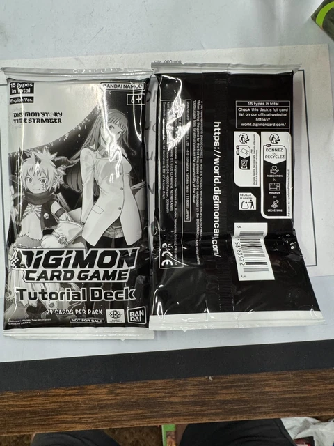 DIGIMON STORY TIME Stranger Kanan Yuki And Tutorial Deck FREE US ...
