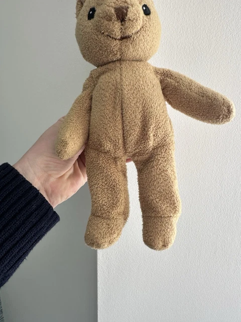 IKEA BLUND BROWN Teddy Bear Soft Plush Toy Comforter Retired golden ...