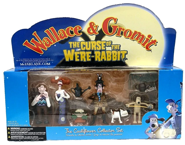 WALLACE & GROMIT The Curse Of The Were-Rabbit Cauliflower Collector Set ...
