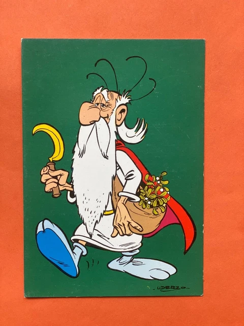 UDERZO GOSCINNY ASTERIX Carte Postale Pilote Annees 60 Panoramix Etat ...