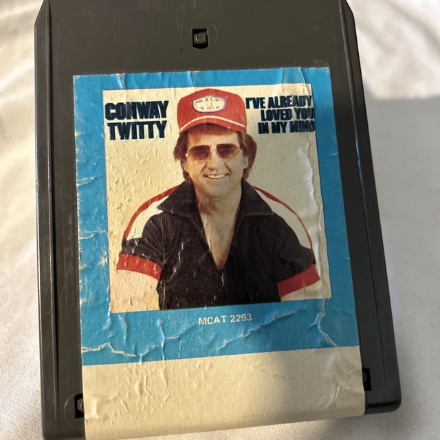 BANDE CASSETTE CONWAY Twitty I've Already Loved You In My Mind 8 titres vintage noire 1977 EUR 5 ...